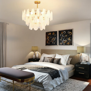 Mercer41 23.62“ Dedre Dimmable Round Chandelier-9 lights | Wayfair