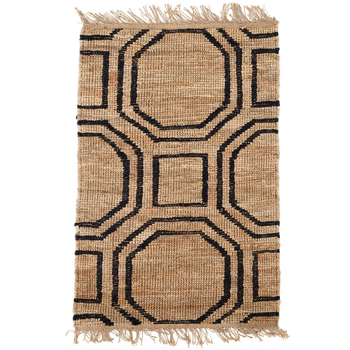 Dash and Albert Rugs Hexile Hand Knotted Jute Rug & Reviews | Wayfair