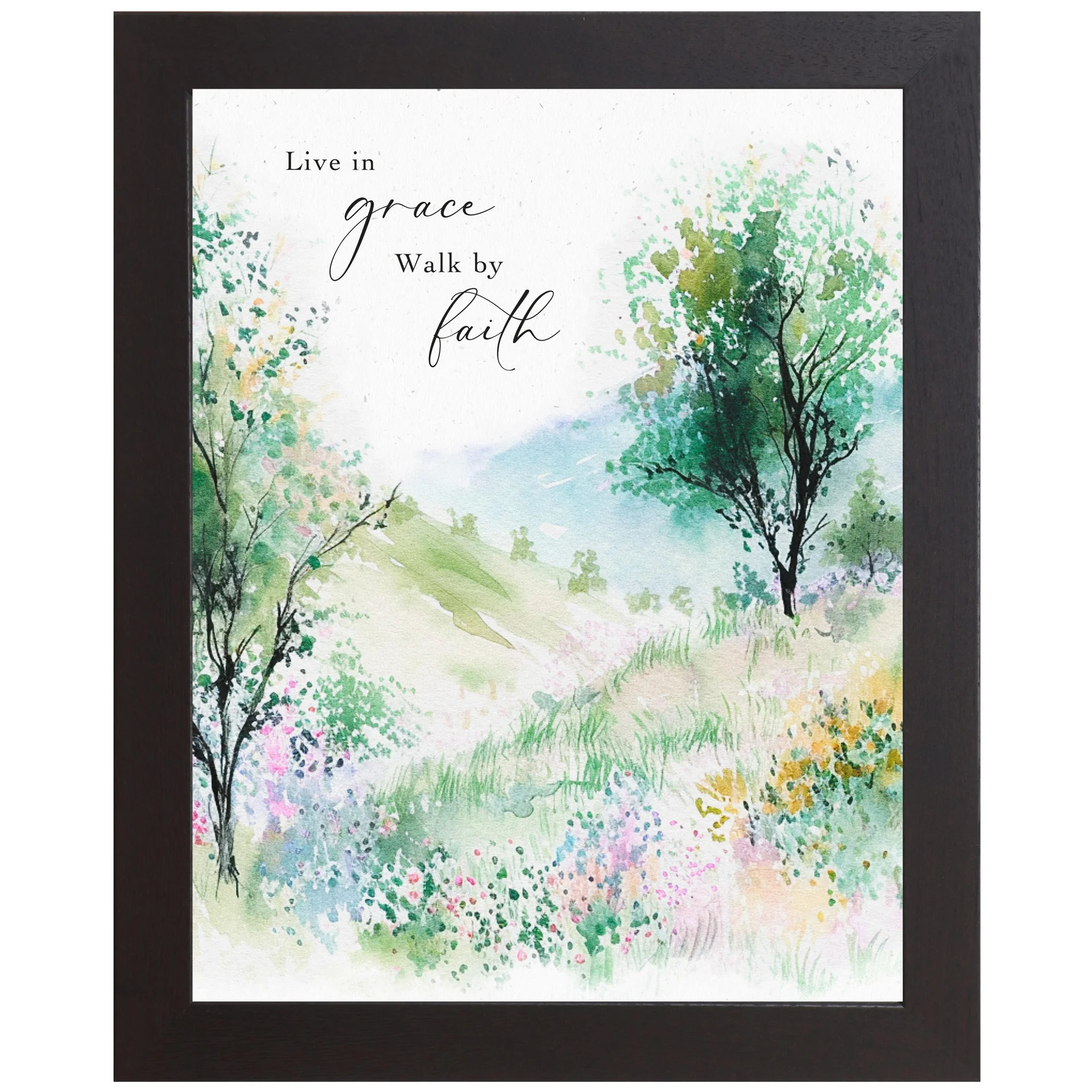 Trinx Live In Grace Walk By Faith Christian Art | Wayfair