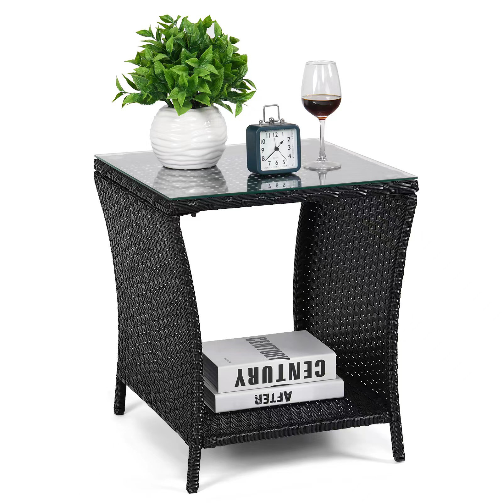 Ebern Designs Nooriya Outdoor Side Table | Wayfair