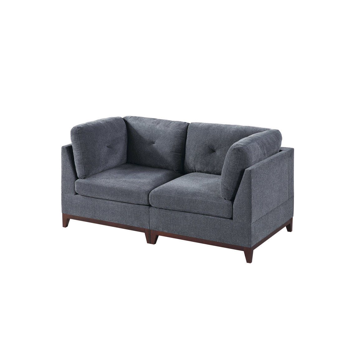 Corrigan Studio® Modern Sofa MODULAR SET 2PC, Modular Sofa, Modern Sofa ...