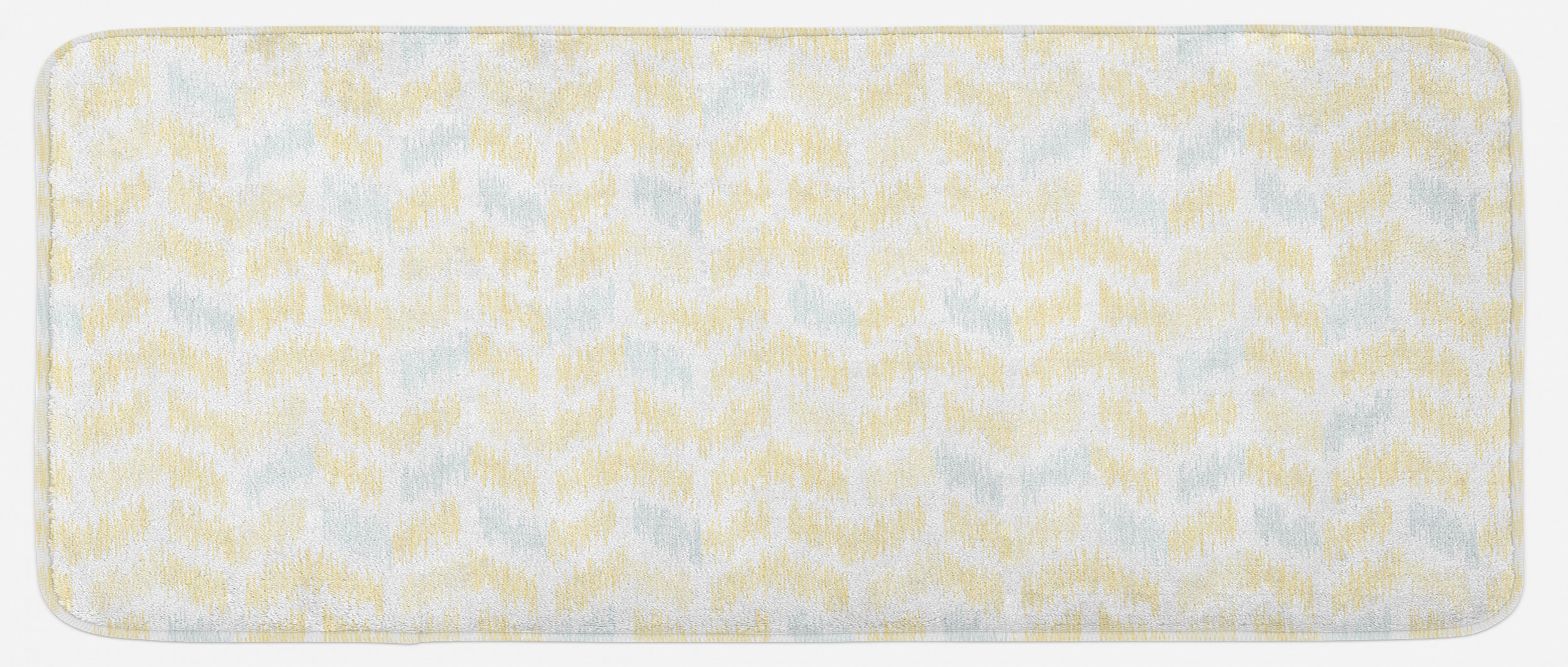 East Urban Home Ikat Style Abstract Sketchy Looking Faded Zigzag Motif ...