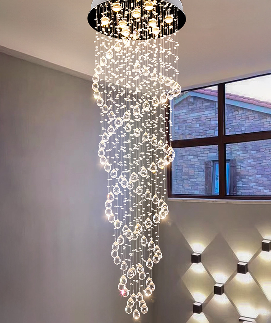 Everly Quinn Drumard 12 - Light Dimmable Tiered Chandelier & Reviews ...