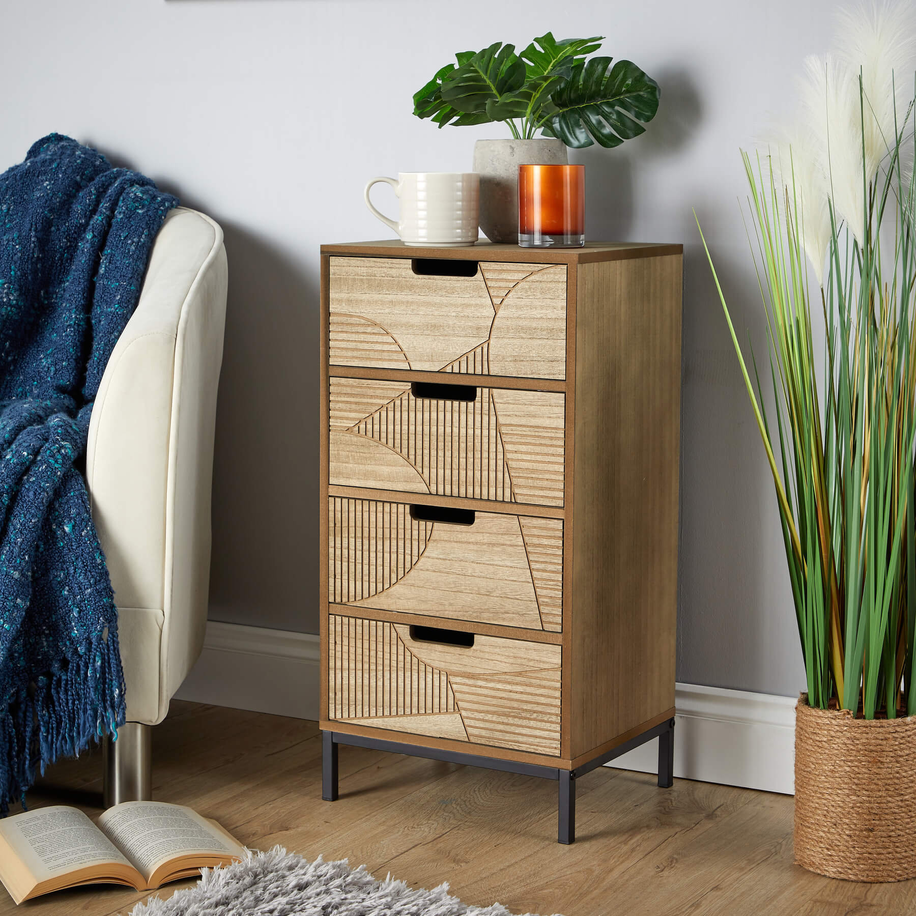 17 Stories Reedham 4 Drawer Chest Storage Unit & Reviews | Wayfair.ie