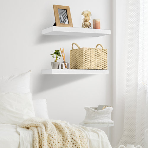 White Floating Shelves | Wayfair