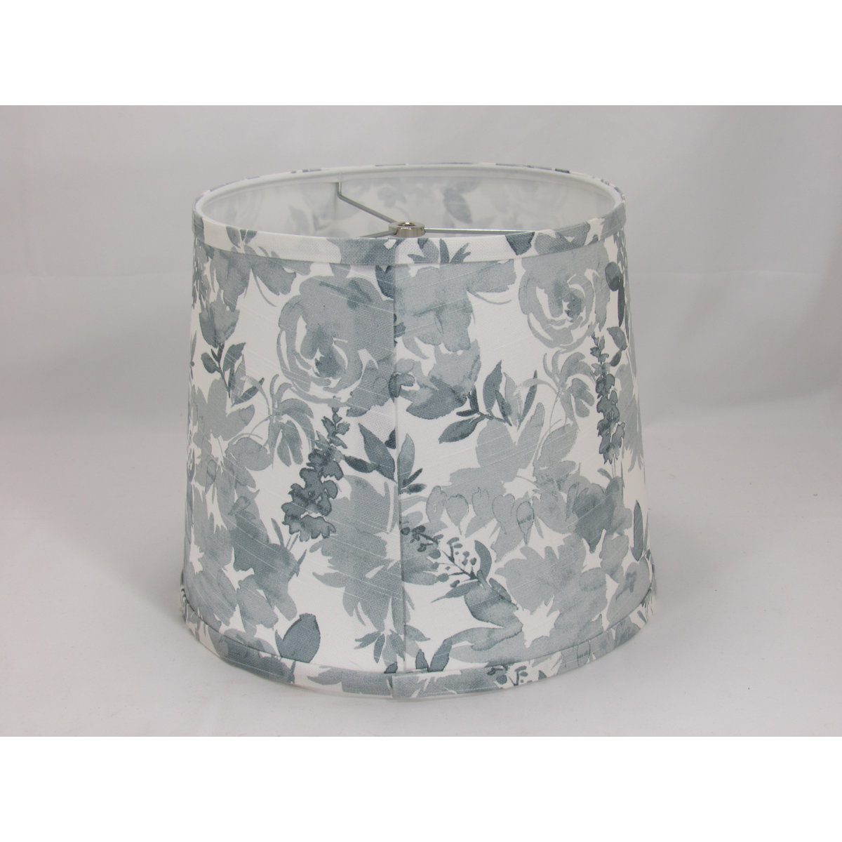 Winston Porter Sky Blue Floral Print Lamp Shade, Blue and White | Wayfair