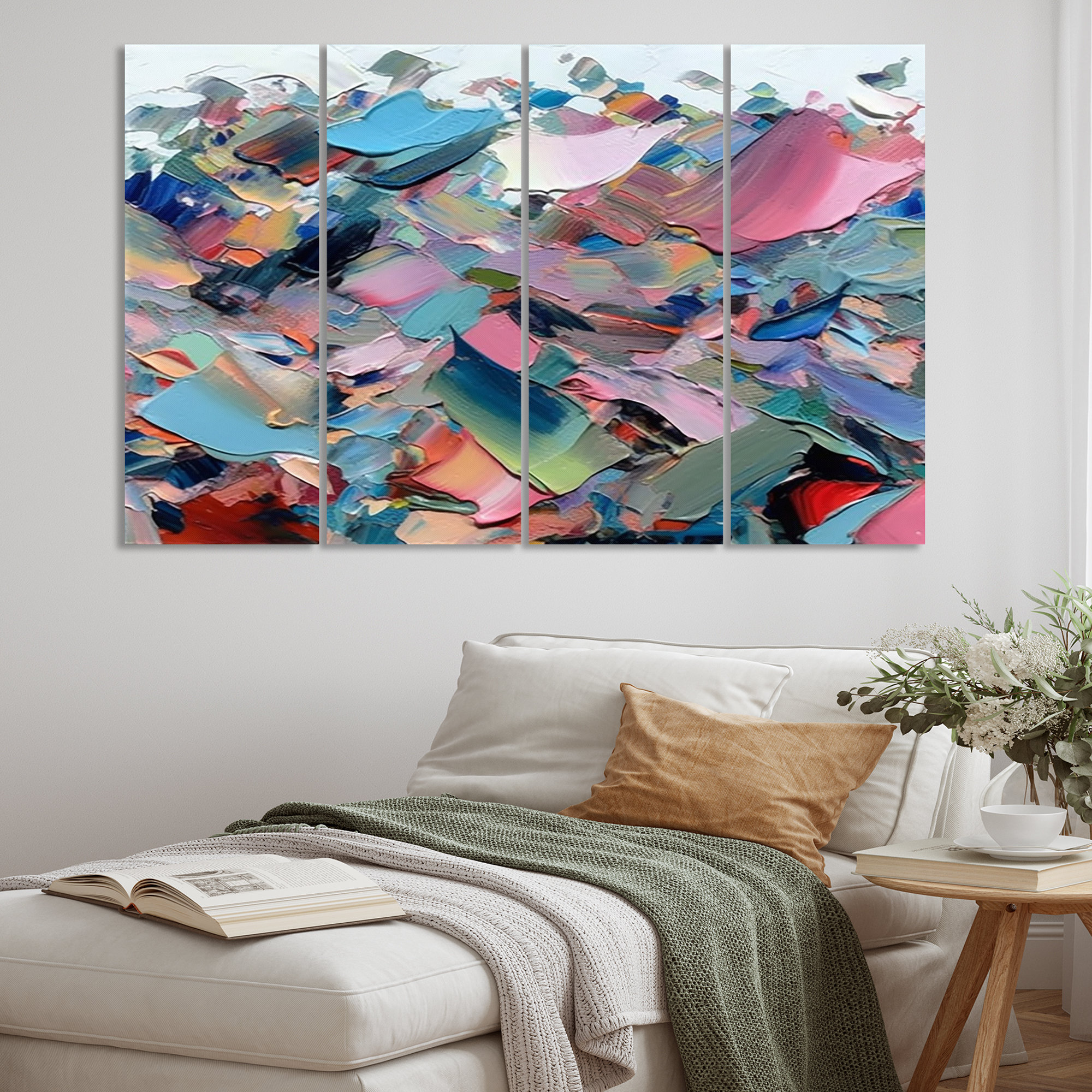 Ivy Bronx Passion Of Mira Abstract Melodies - Abstract Canvas Wall Art ...