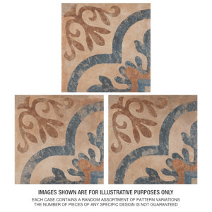 Merola Tile Americana Newton 9" x 9" Porcelain Wall & Floor Tile ...