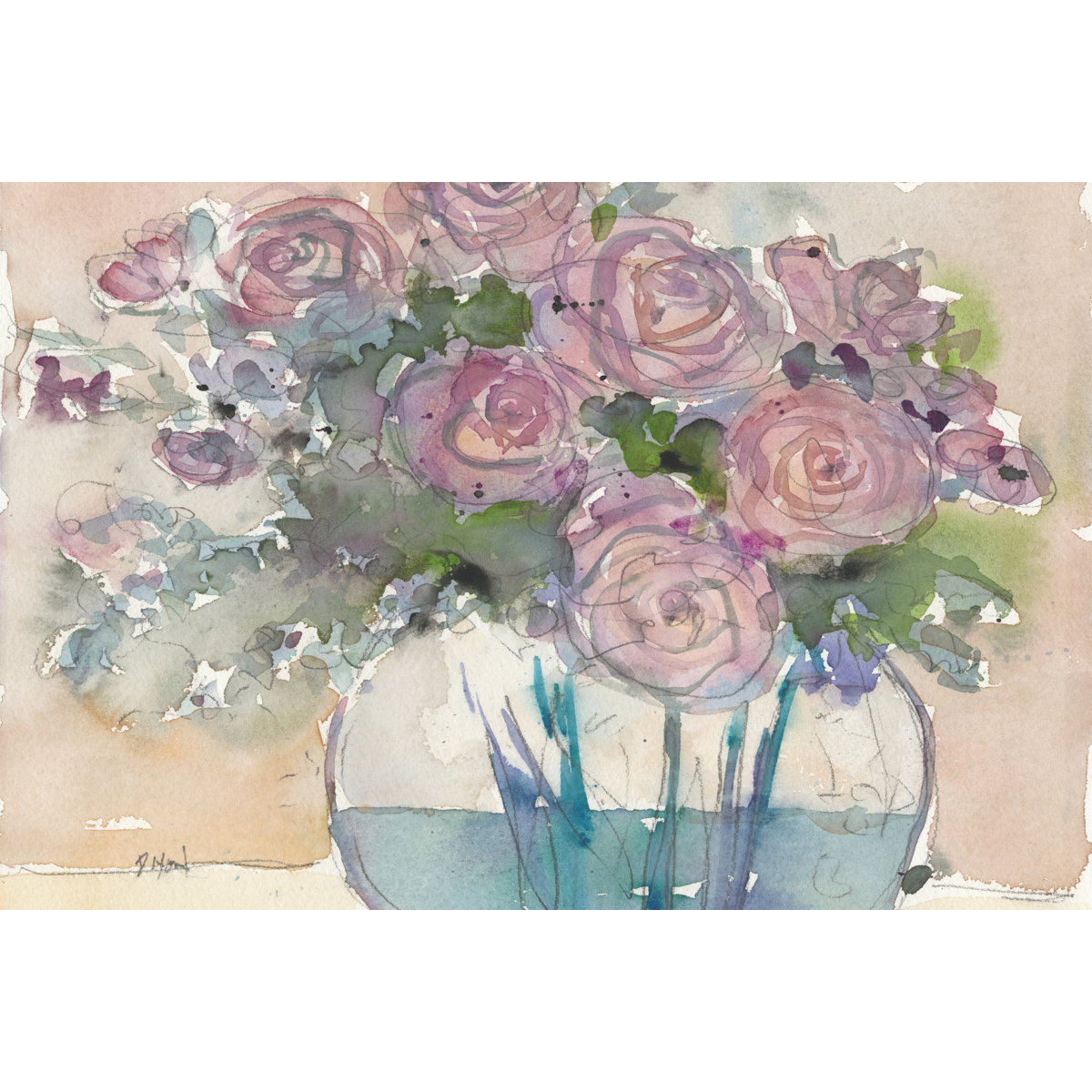 Rosalind Wheeler Something Floral VI by Samuel Dixon - Wrapped Canvas ...
