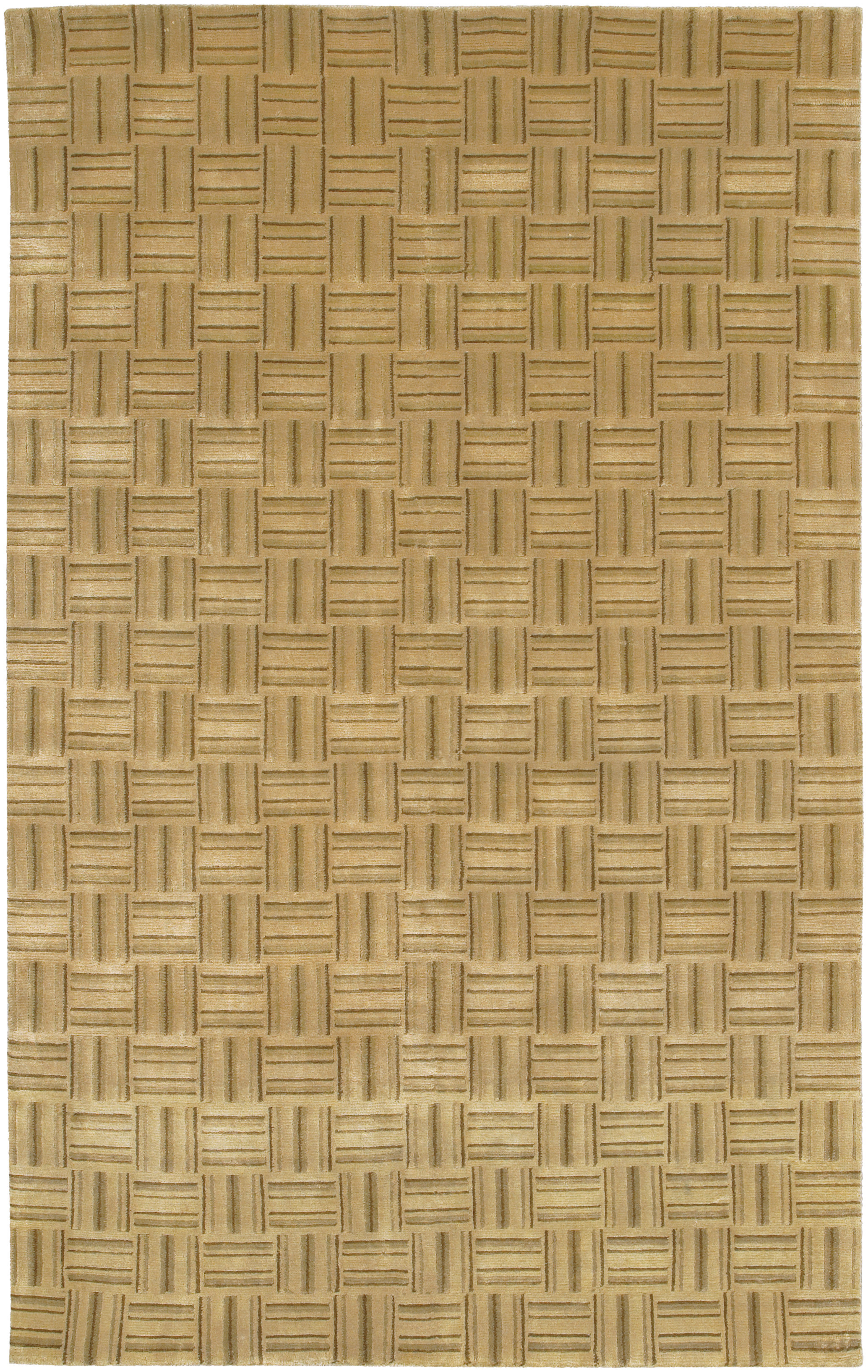 Wade Logan® Callida Authentic Hand-Knotted Handmade Tan Brown, Cream ...