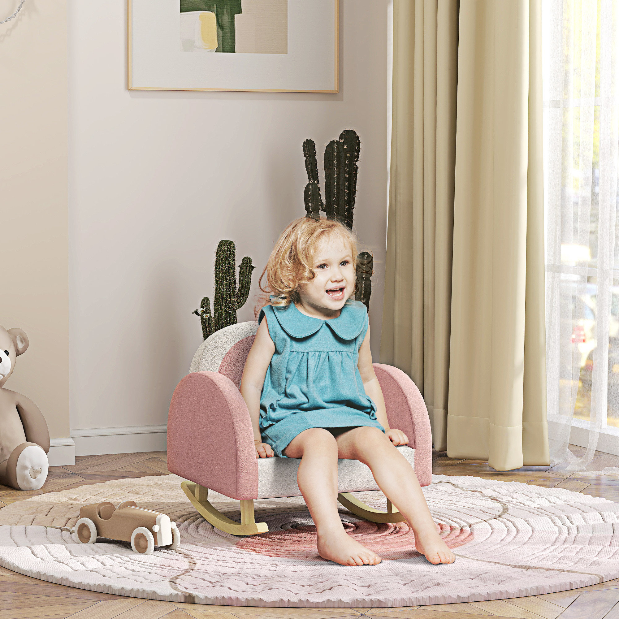 Gemma Violet Gentle Rocking Experience Velvet Comfort Whimsical Design ...