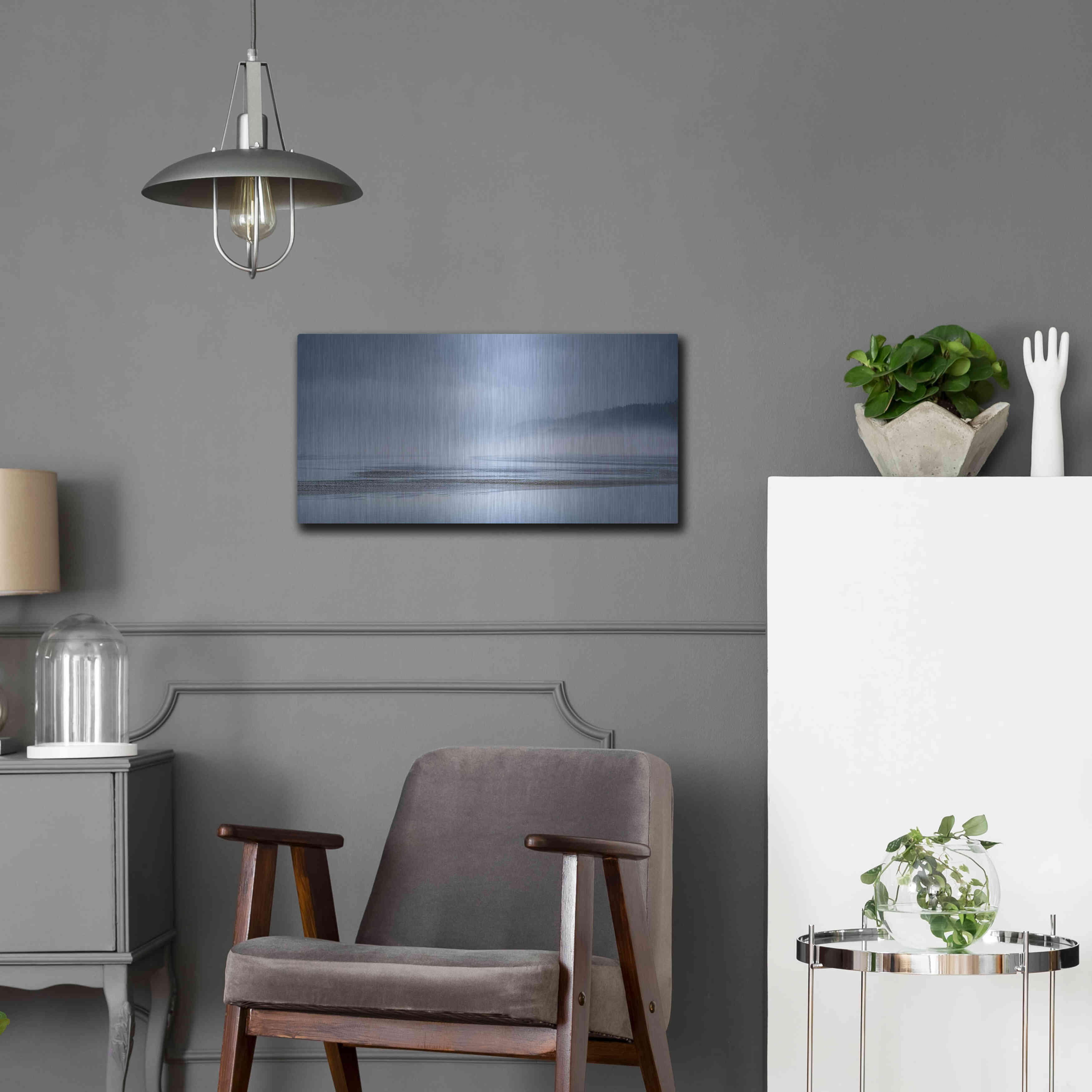 Beachcrest Home™ Fog At Low Tide' by Don Schwartz, Metal Wall Art | Wayfair