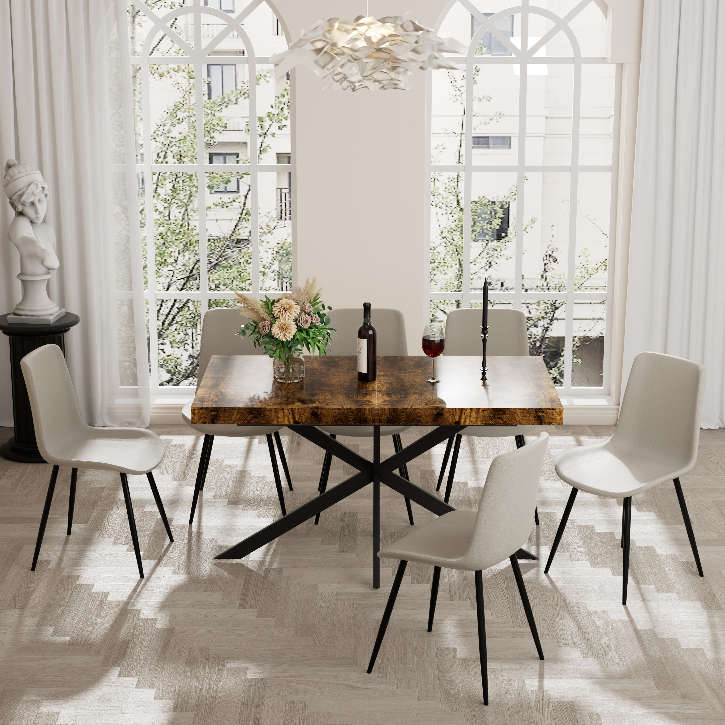 George Oliver Extendable Dining Table Set | Wayfair
