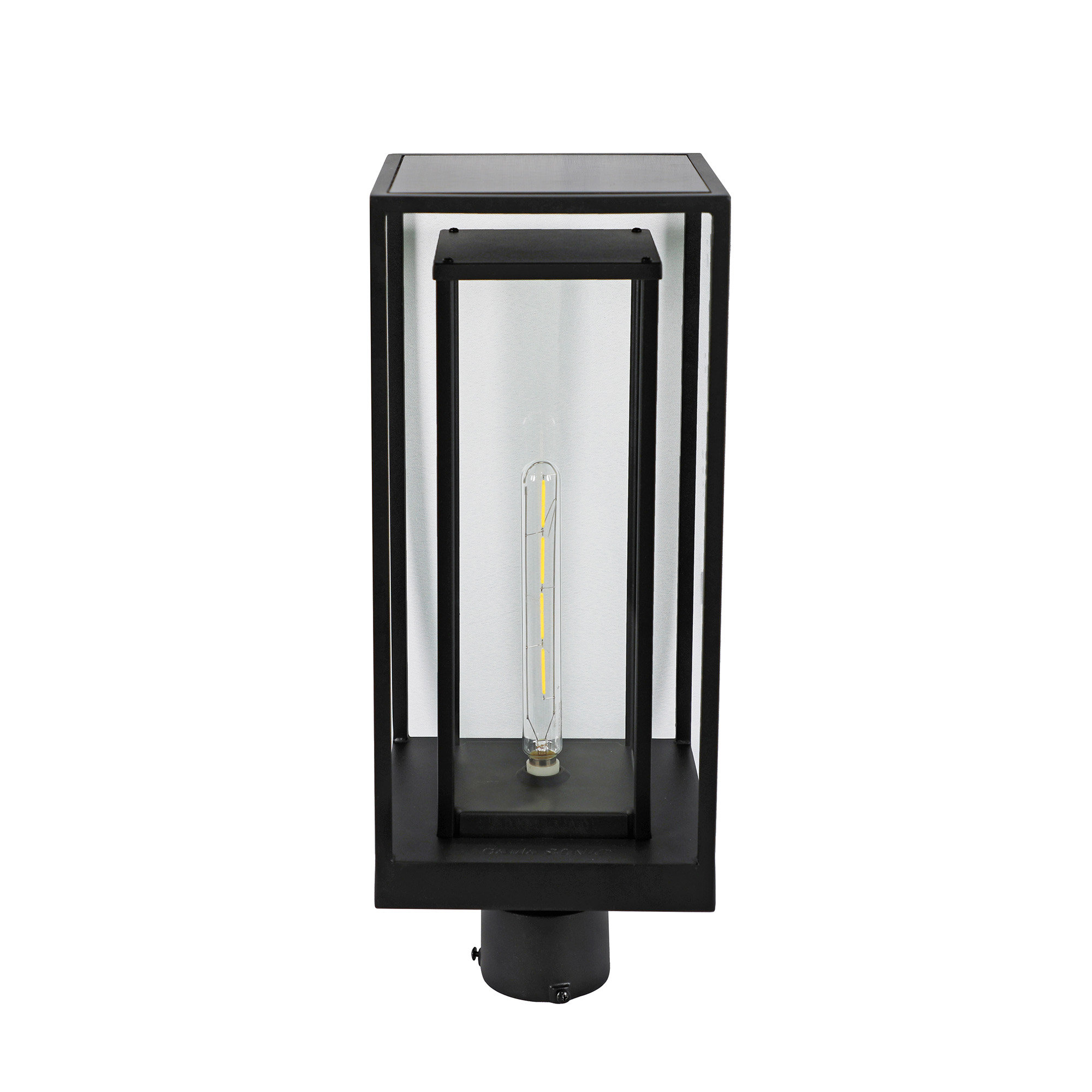 Gama Sonic Solar Post Light With 3" Fitter & Reviews | Wayfair