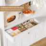 Harriet Bee 72.2" Kirklyn Kitchen Pantry Cabinet with Pull-Out Spice ...