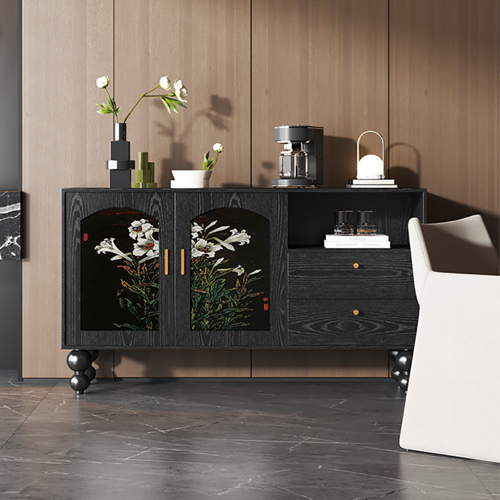 DURBIL 59.1in Multi-functional Retro Style Sideboard - Wayfair Canada