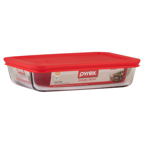 Pyrex Storage Plus Glass Food Storage Container & Reviews | Wayfair