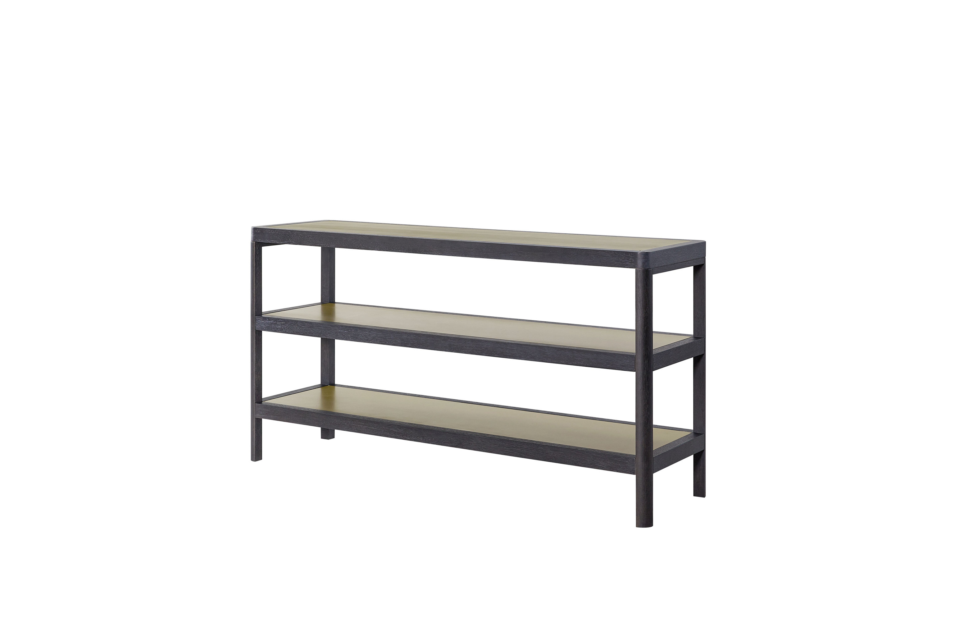 Latitude Run® Console Table W/ Metal Insets | Wayfair