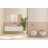 Bocchi Strata Rimless Wall-Hung Toilet - 52cm | Wayfair.co.uk