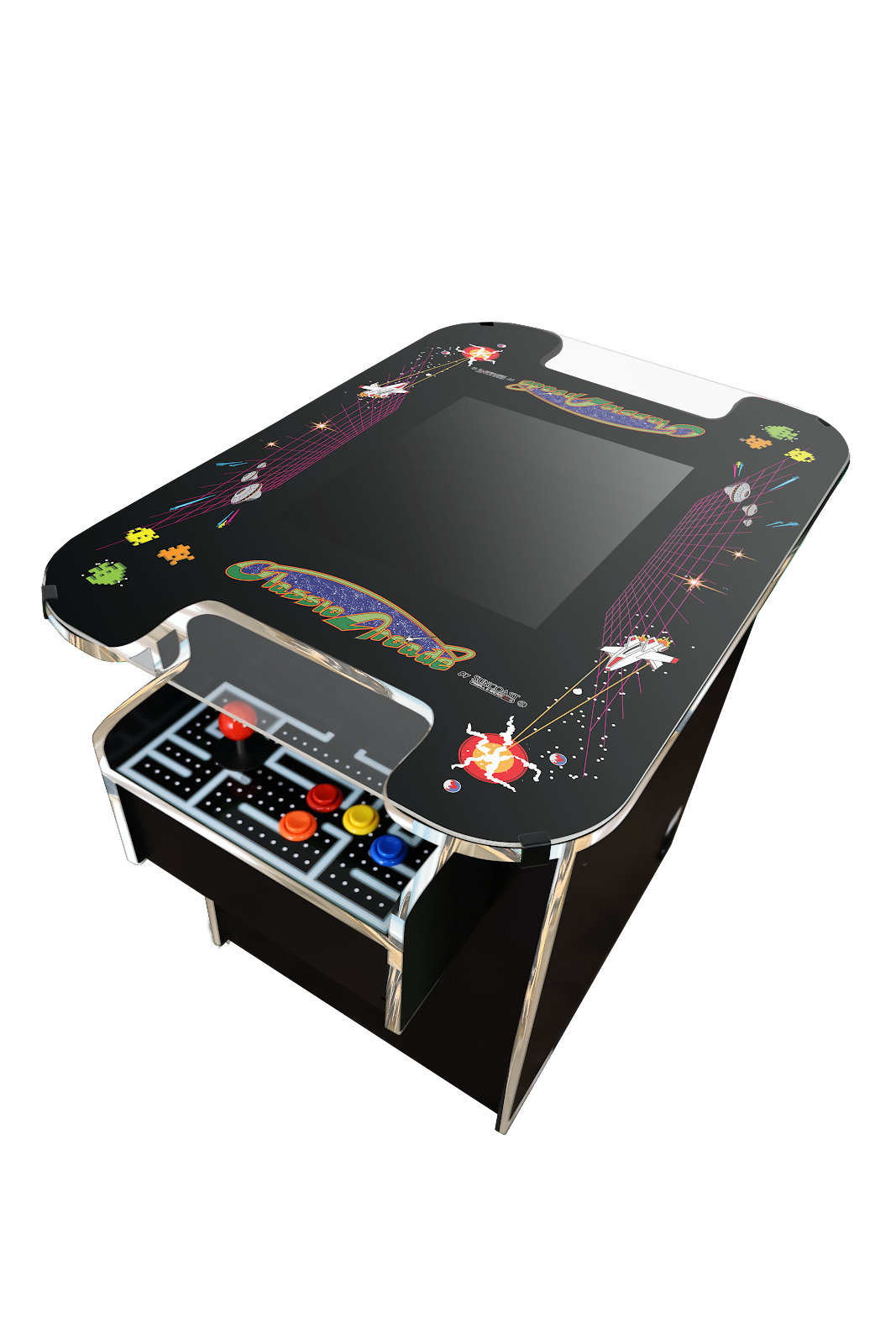 Suncoast Arcade Cocktail Arcade Machine with 19" Monitor and 60 Retro ...