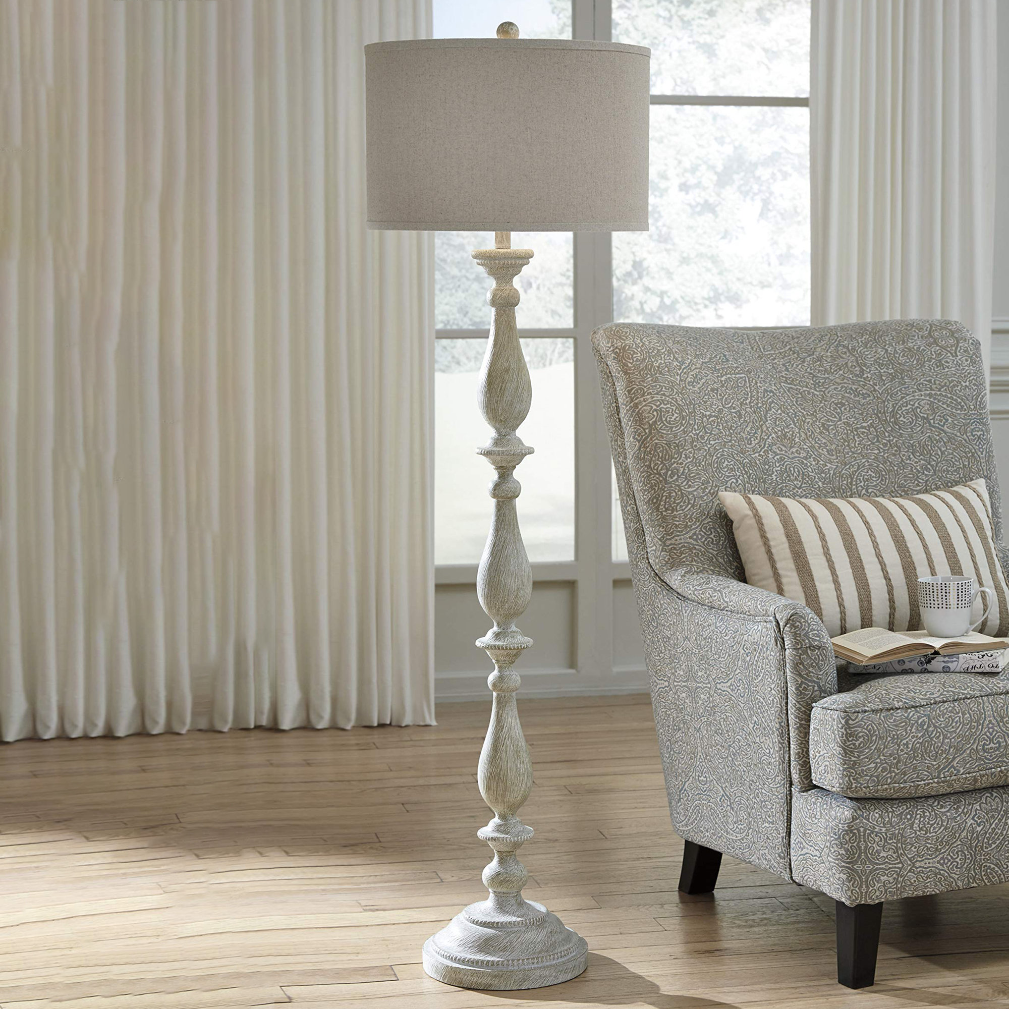 Darby Home Co Vintage Casual Floor Lamp | Wayfair