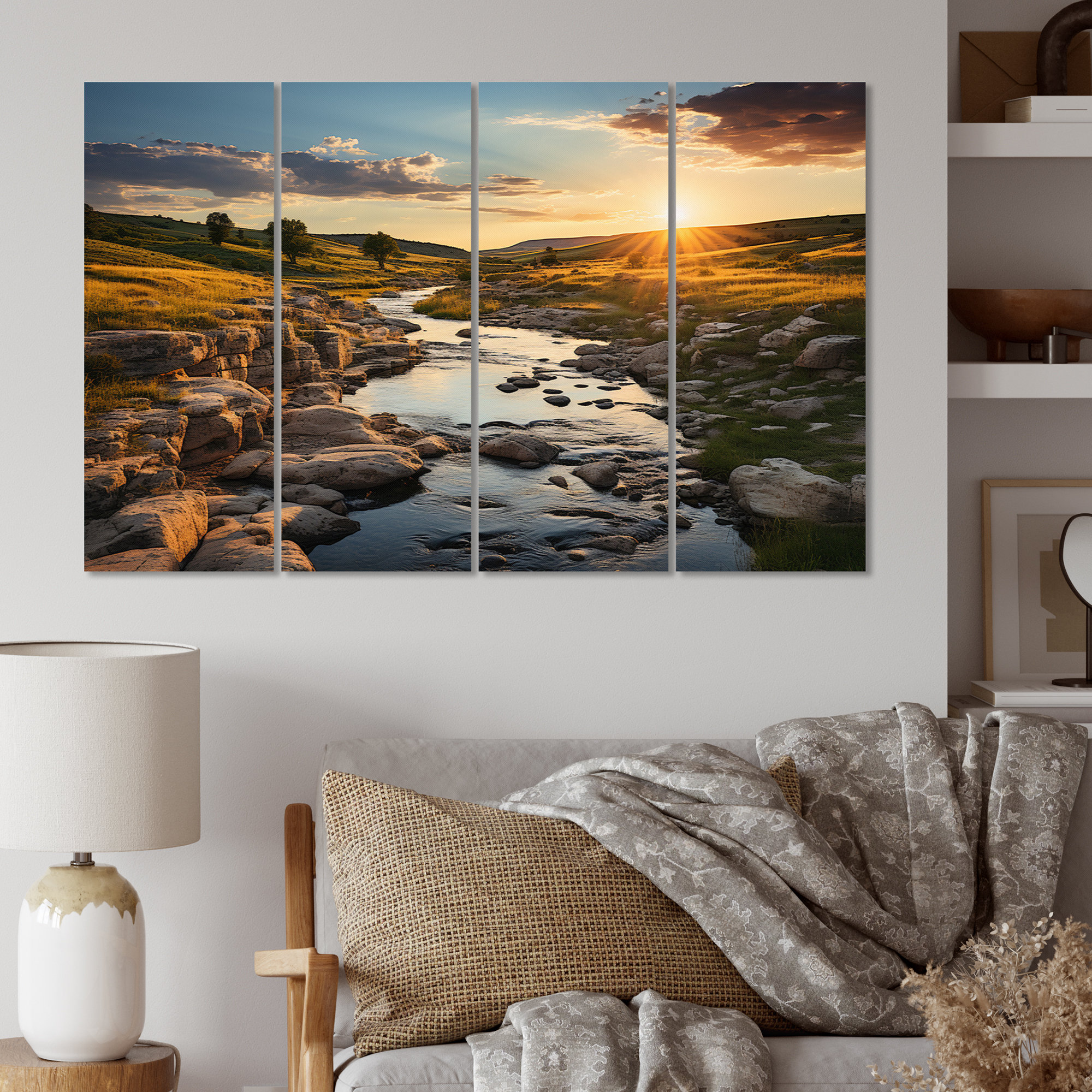 Highland Dunes Wyoming Thunder Basin National Grassland II 4 Pieces ...