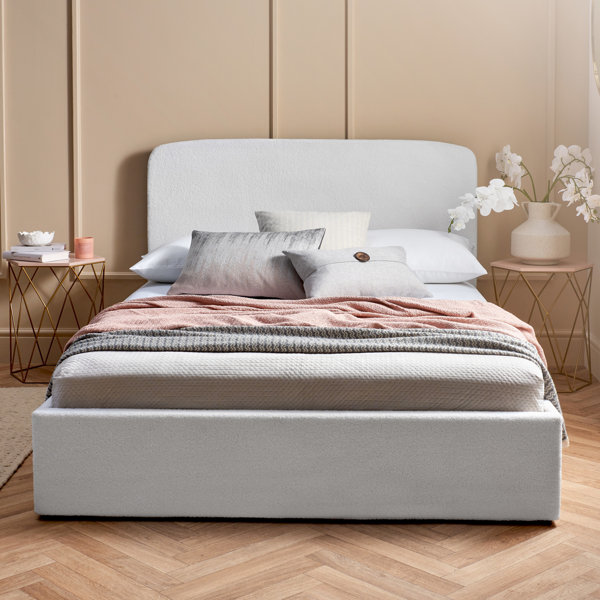 ModernMoments Polsterbett Alaynie mit Stauraum und Matratze | Wayfair.de