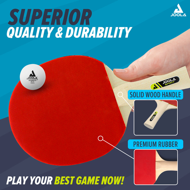 Joola USA Joola Family Premium Table Tennis Set - 4 Ping Pong Paddles ...