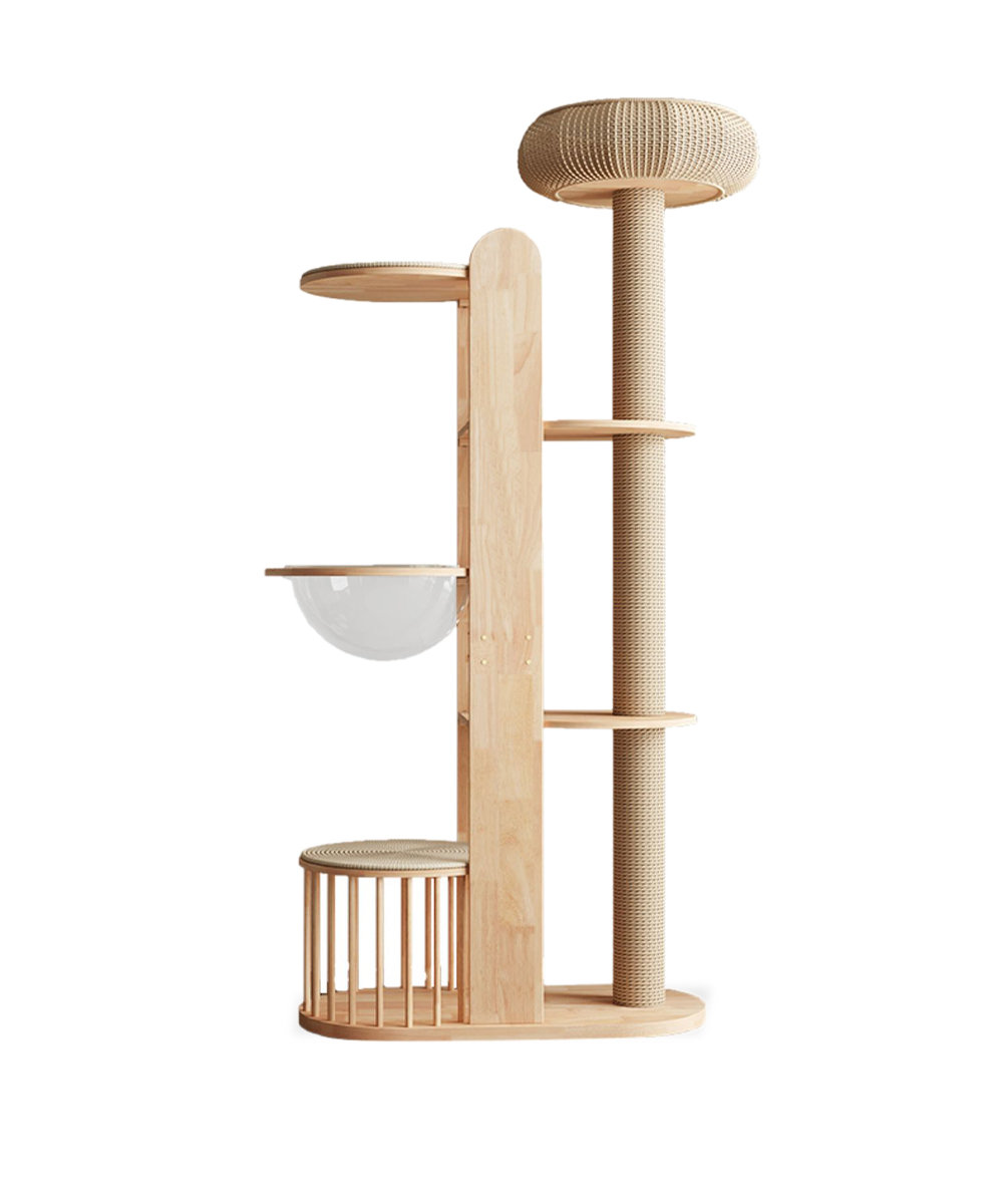Dainty Table 74.8'' H Cat Tree | Wayfair