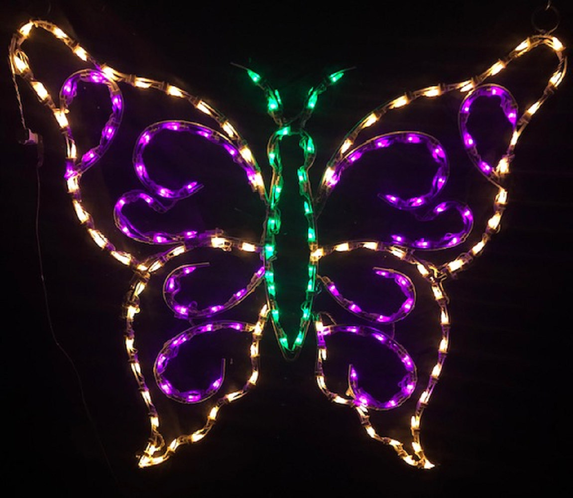 Lori's Lighted D'Lites Hanging Butterfly Spring Holiday Lighted Display ...