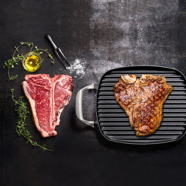 Outset Cast Iron Grill Pan With Ridges | Wayfair