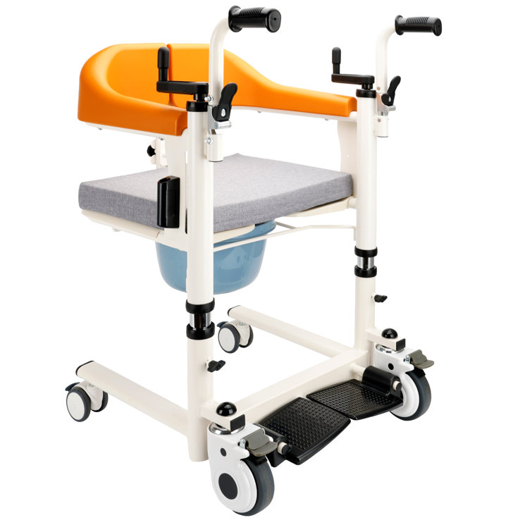 Ebern Designs Multi-Functional Lift Transfer Chair Commode For Home ...