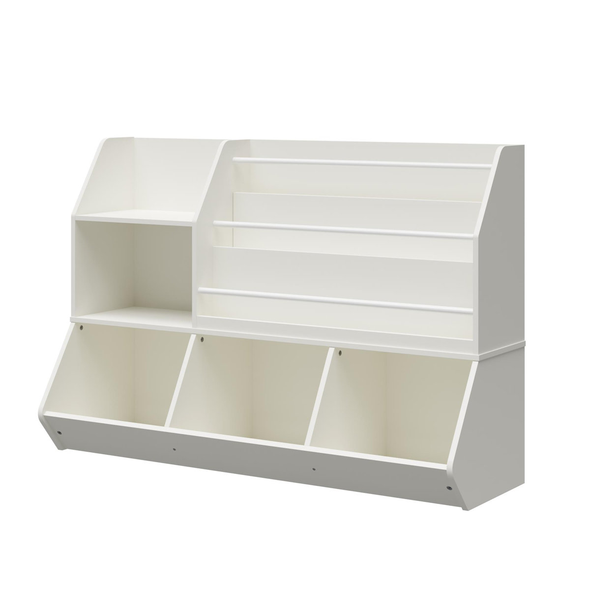 Harriet Bee Kambrea Kids Extra Large Book and Toy Storage Organizer ...