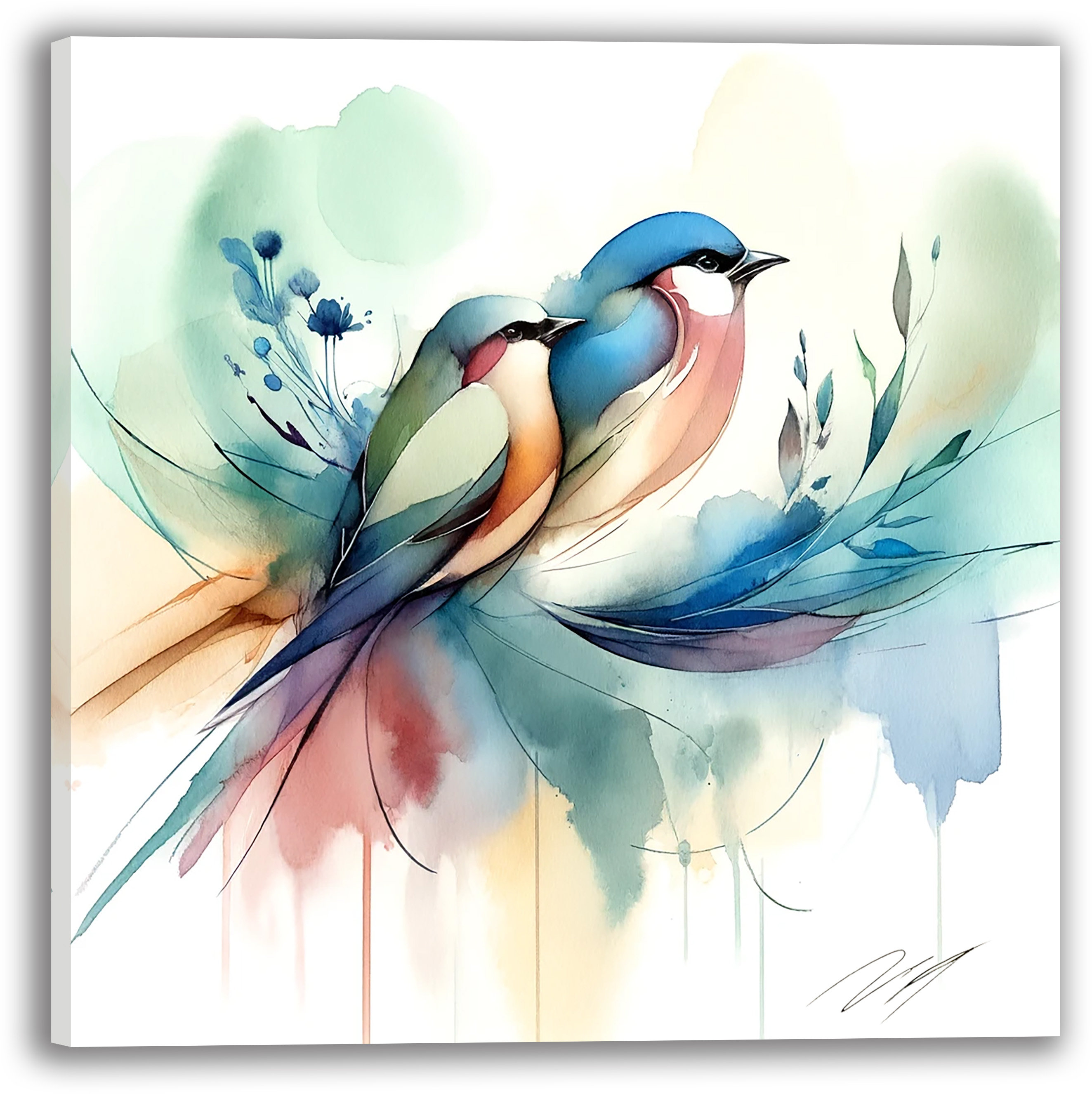Wrought Studio " Colorful Serenity " on Canvas | Wayfair