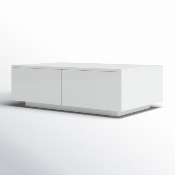 Mercury Row® Aquinnah Block Coffee Table with Storage & Reviews | Wayfair