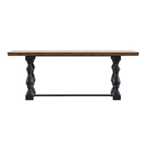 Three Posts™ Fortville Solid Wood Dining Table & Reviews | Wayfair