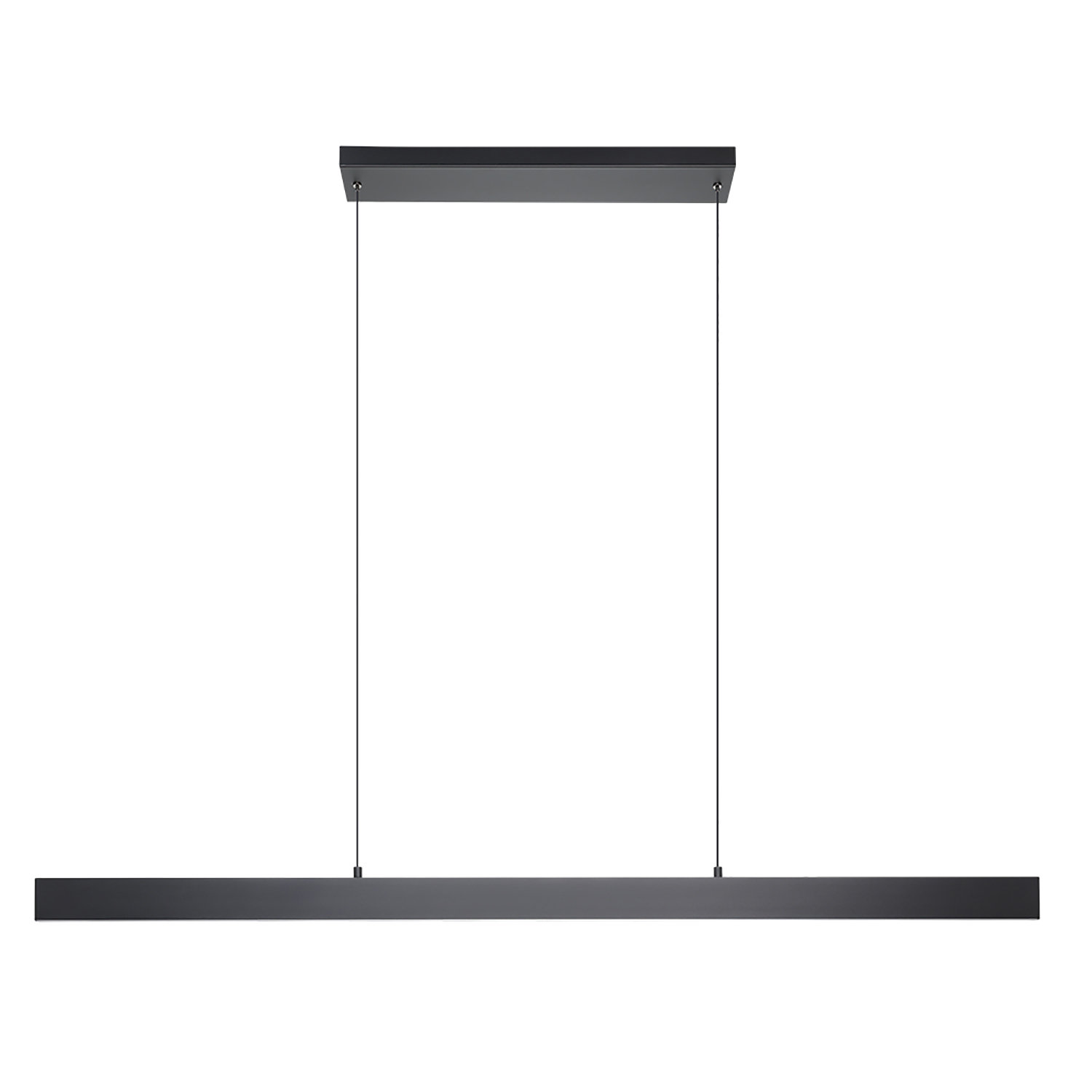 Brayden Studio Carolette 1 - Light Black LED Linear Pendant - Wayfair ...