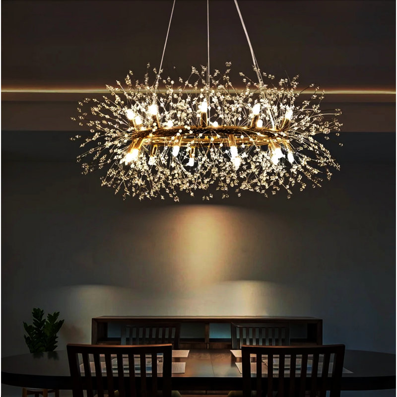 Mercer41 Jannuel 16 - Light Crystal Sphere Chandelier & Reviews | Wayfair