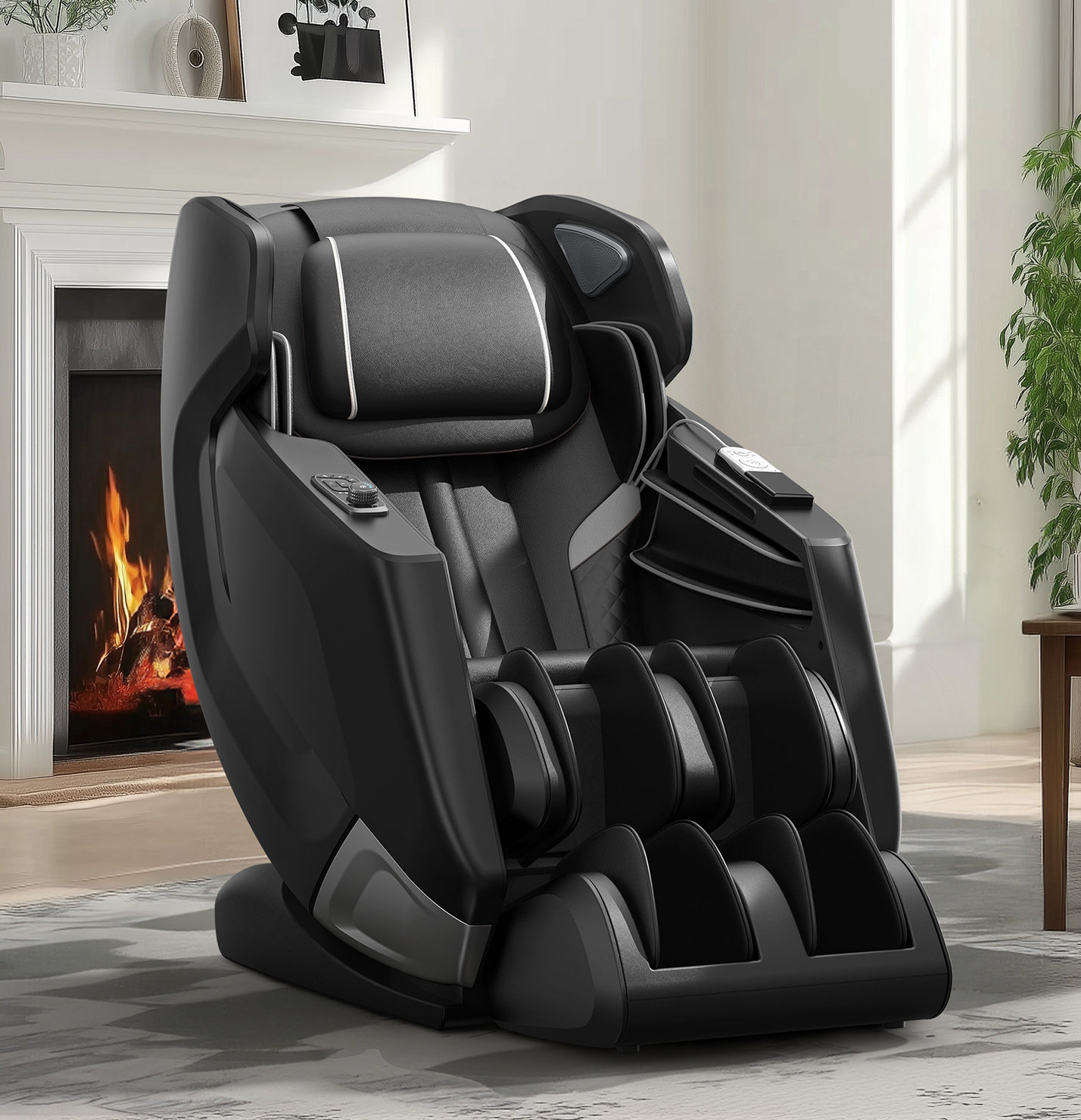 Inbox Zero Cello 2025 Full Body 4D Massage Chair With Automatic ...