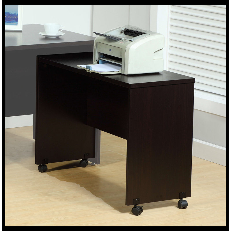 Ebern Designs Newlyn 37'' W Rectangle Computer Desk Four wheels ...