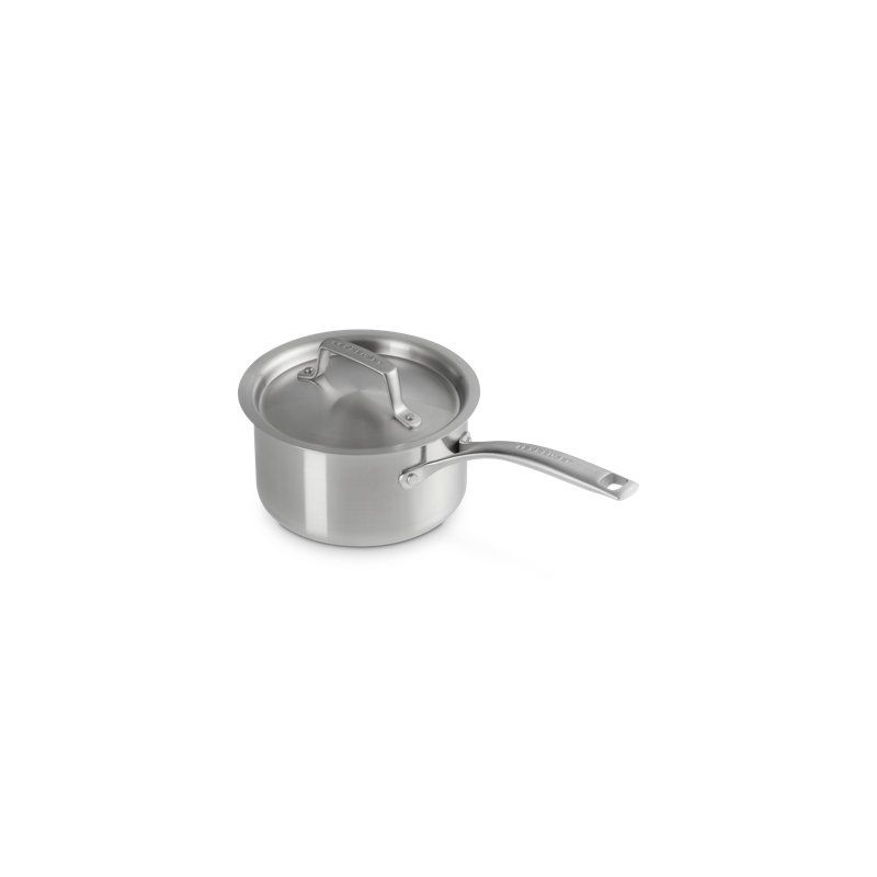 Le Creuset Essential Stainless Steel Round Saucepan With Lid, 2 Qt ...