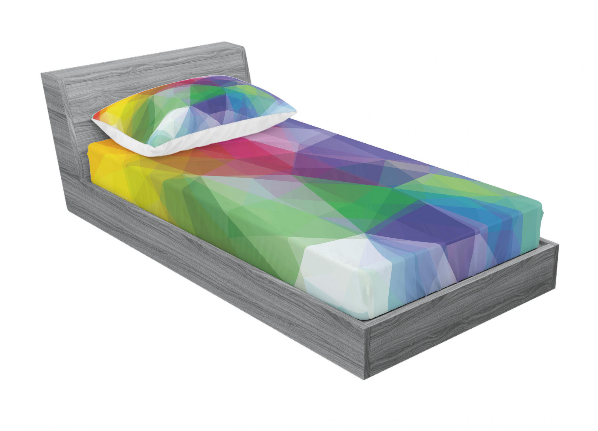 Ambesonne Fractal Hazy Quirky Forms Abstract Sheet set | Wayfair