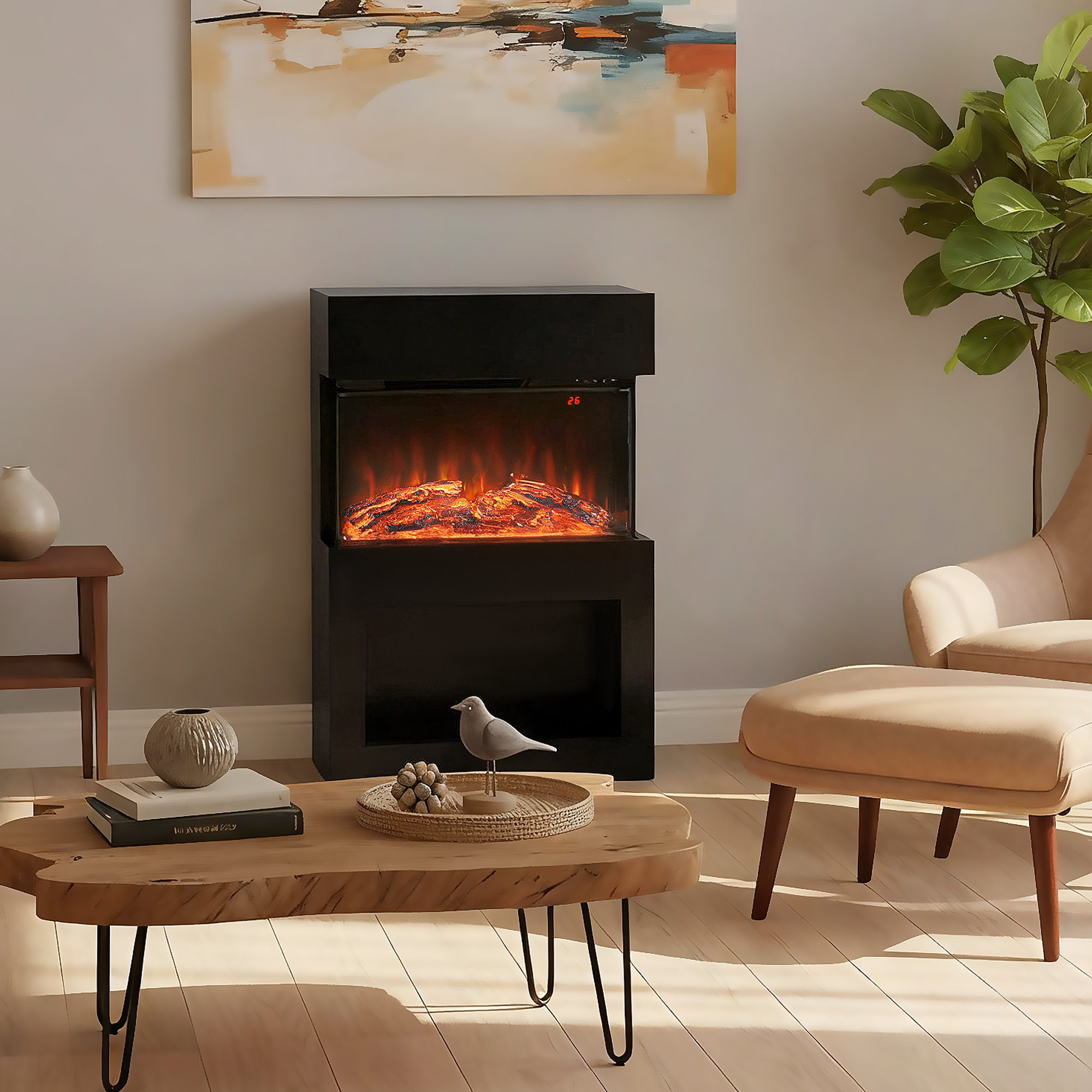 Ivy Bronx Electric Fireplace | Wayfair.co.uk
