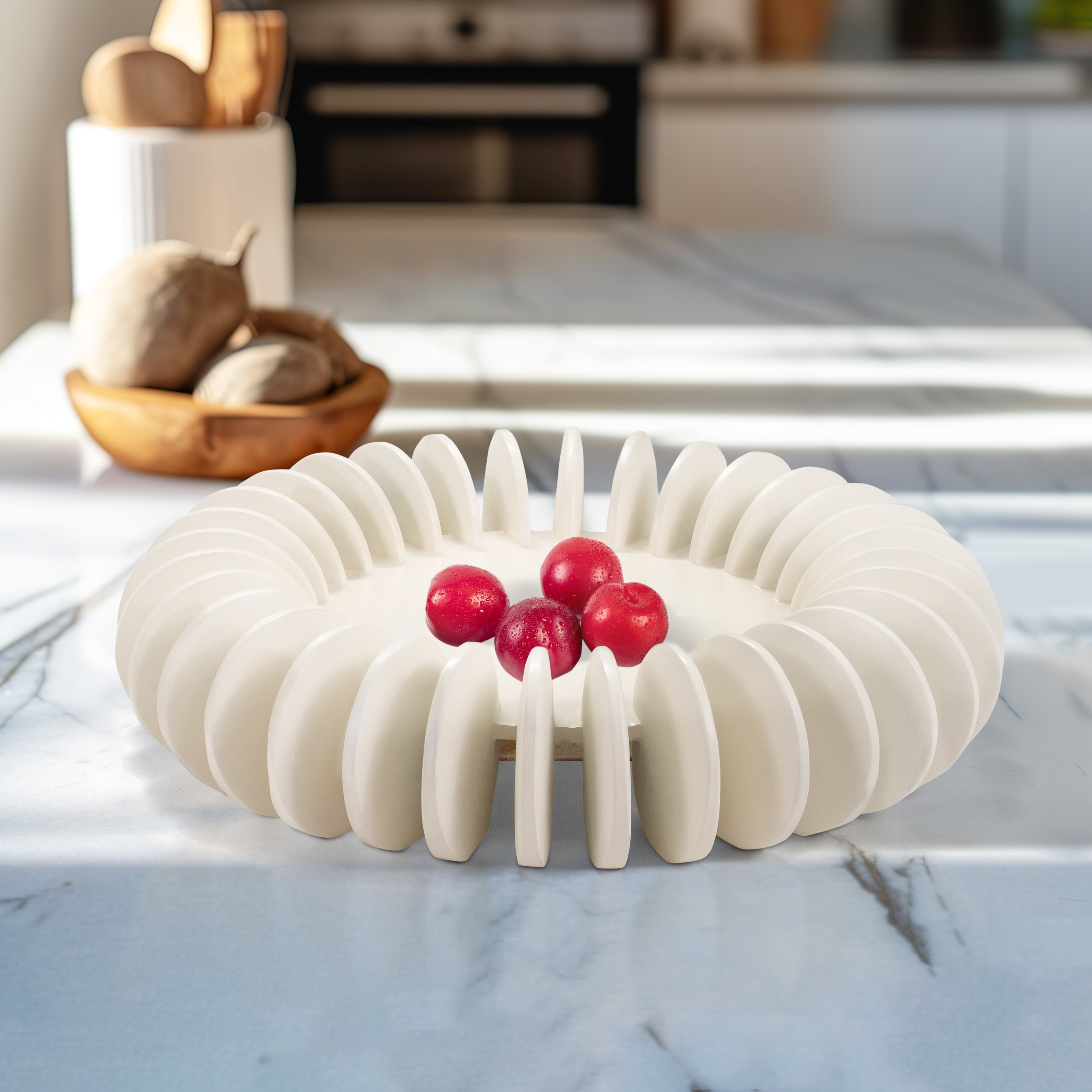 Orren Ellis Elmstead 17" Calliope Abstract Tray | Wayfair