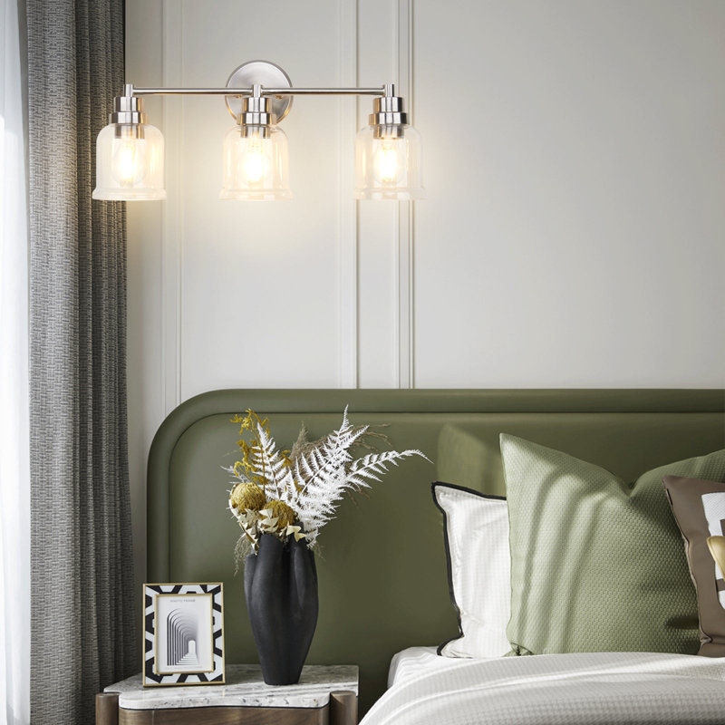 House of Hampton® Jymon Stainless Steel Armed Sconce | Wayfair