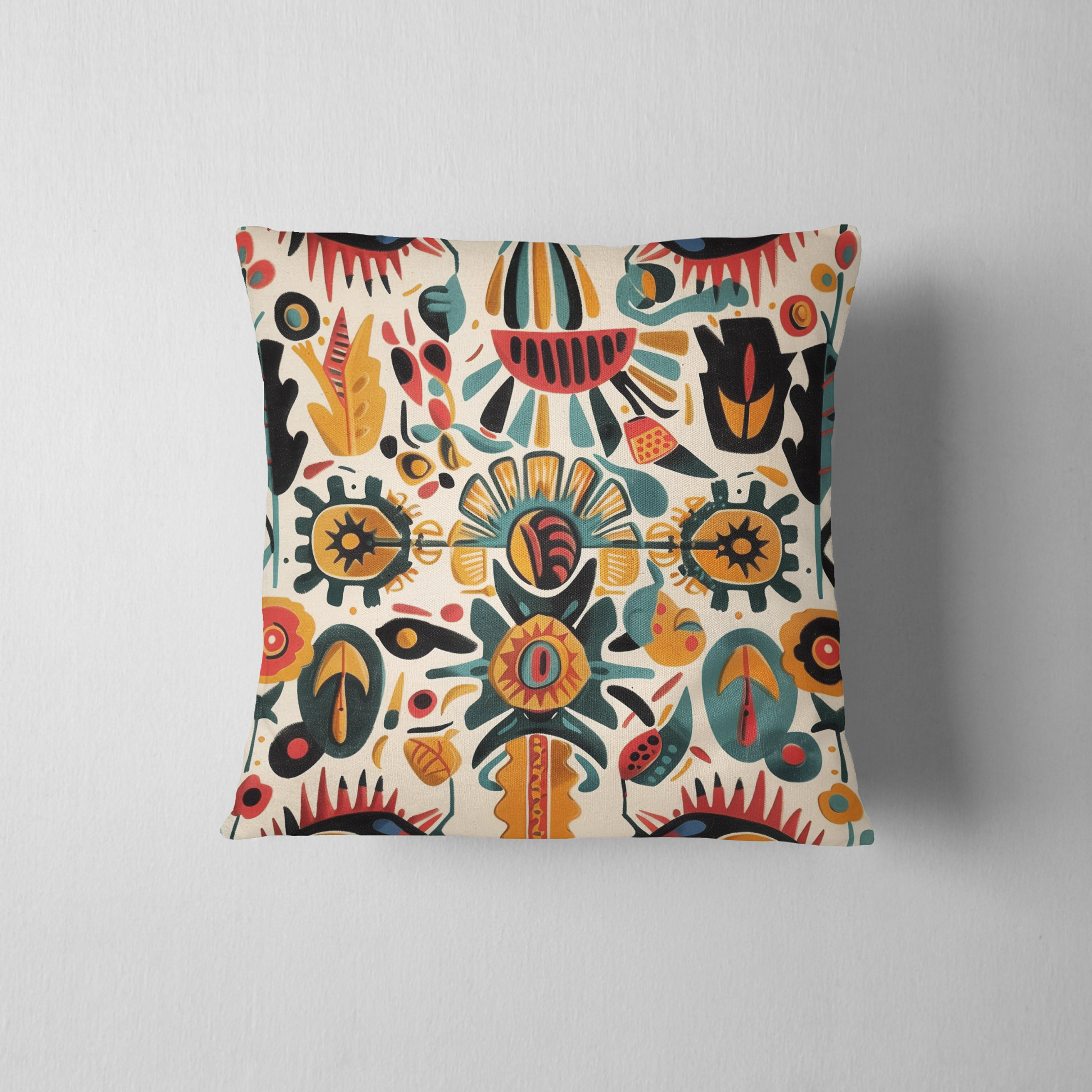 Days End Designs Folk Maximalist Floral Reversible Pillow Cover | Wayfair
