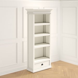 Beachcrest Home Portsville Storage Bookcase & Reviews | Wayfair