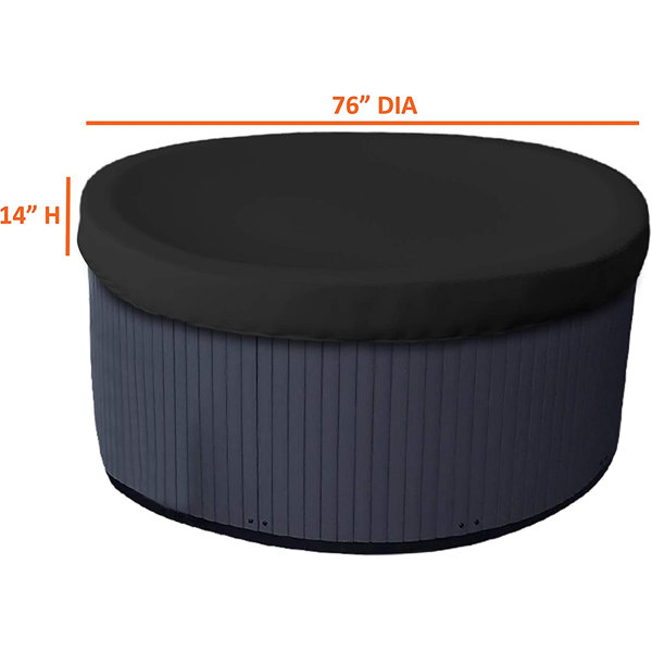 Covers & All High Density Multipurpose Outdoor Round Hot Tub Cover, UV ...