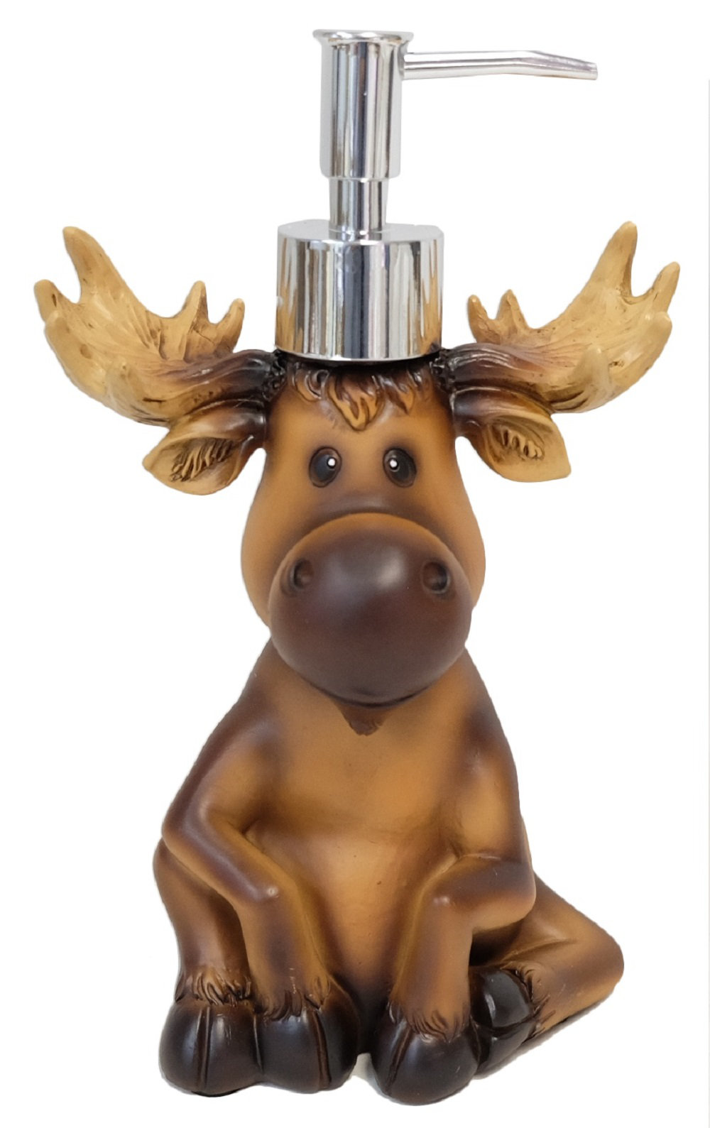 Millwood Pines Klutsch Polyresin Whimsical Moose Pump Bottle Lotion ...