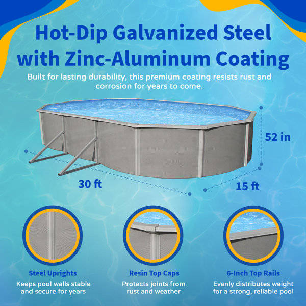 Blue Wave Products Steel Hard Sided Pool & Reviews - Wayfair Canada